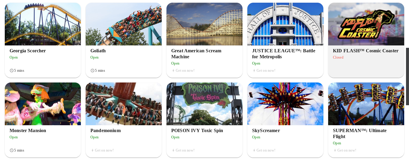 The Flash Pass One Shot at Six Flags Over Georgia is a Great Value ...