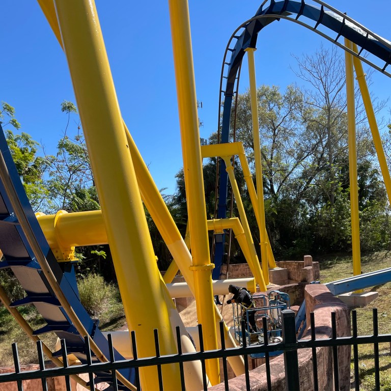 Goliath at Six Flags Over Georgia to Get a $1 million Paint Job for the ...