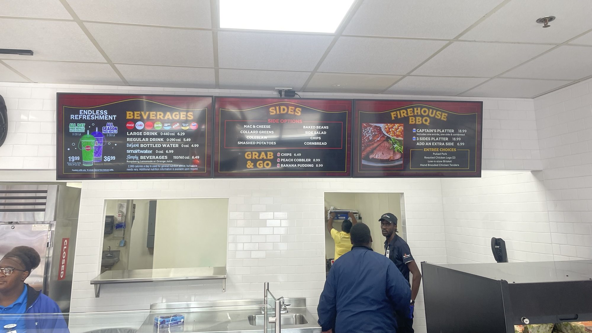 Dining at the Delicious New Firehouse BBQ at Six Flags Over Georgia ...