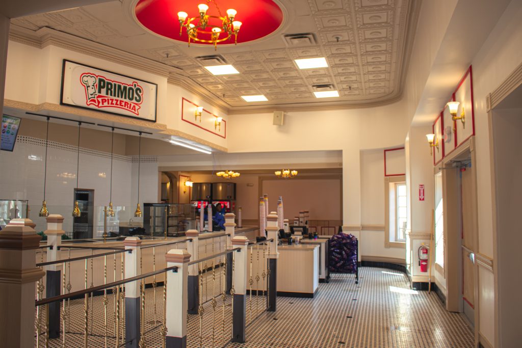 Dining at Promenade Primo’s Pizzeria at Six Flags Over Georgia with ...