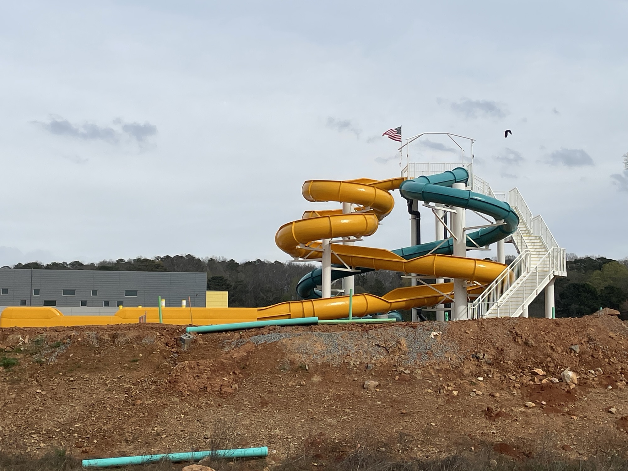 Slides Erected at New “Splashville” Water Park in Bartow County | BGT ...
