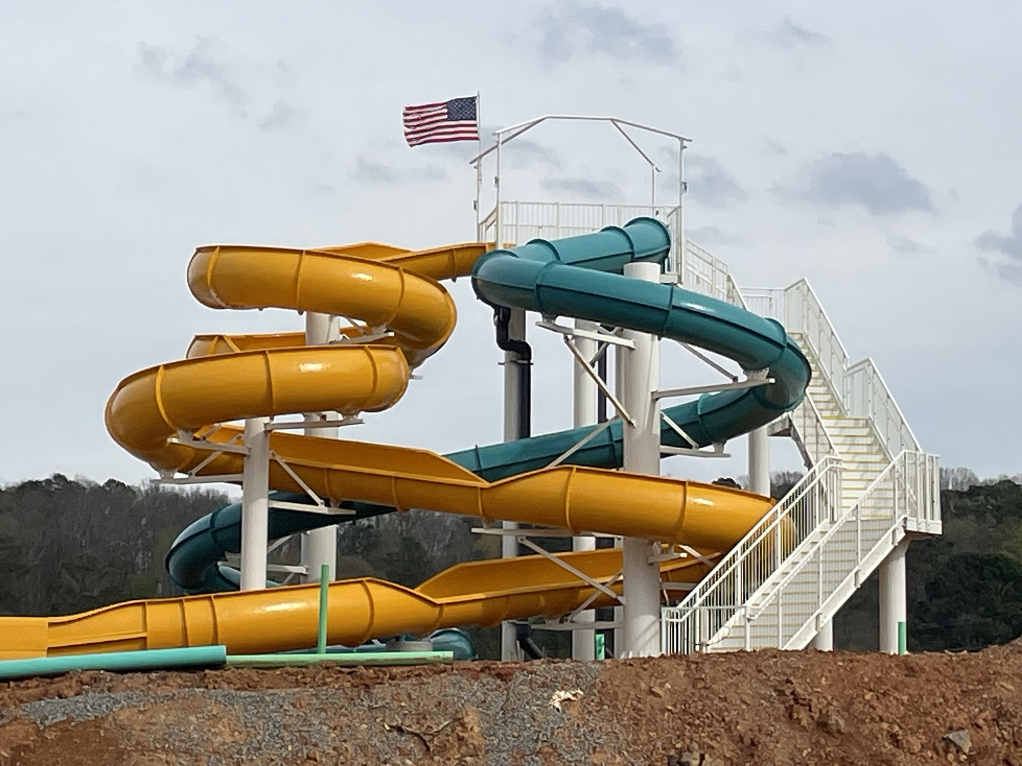 Slides Erected at New “Splashville” Water Park in Bartow County | BGT ...